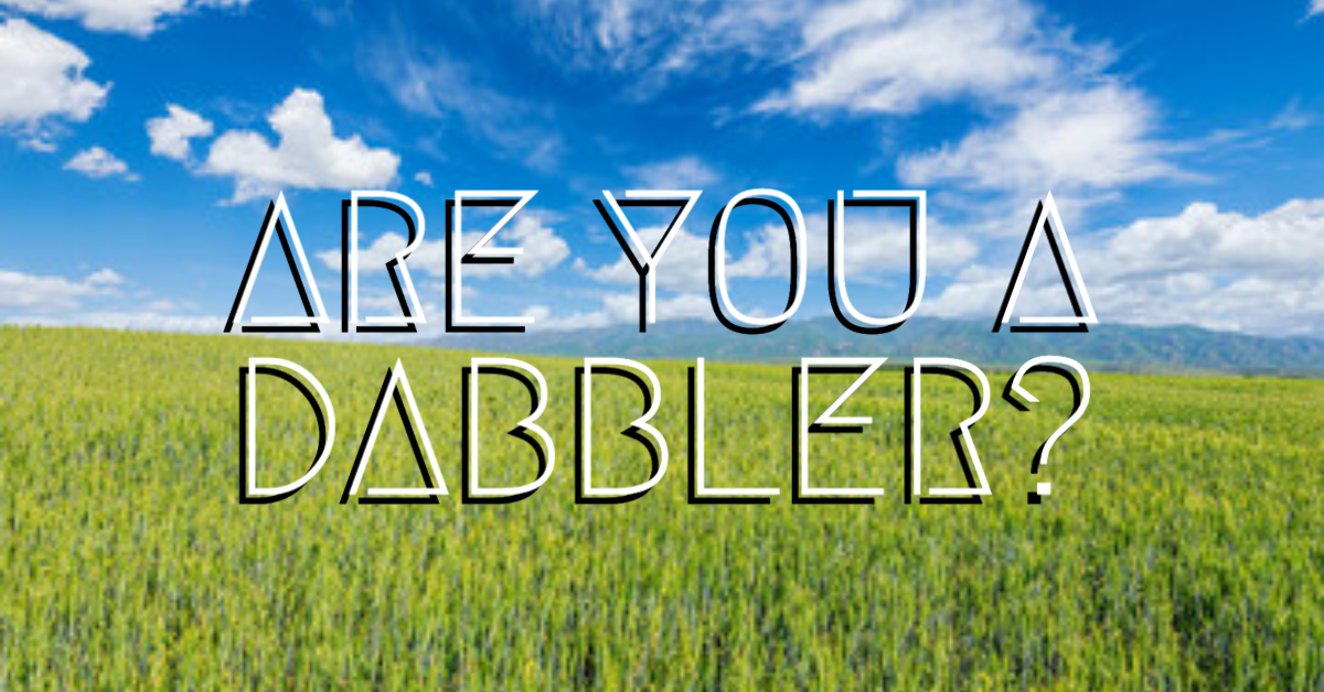 Are You A Dabbler? - Nancy Jackson Author